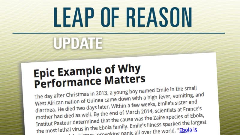 Epic Example of Why Performance Matters - Leap of Reason